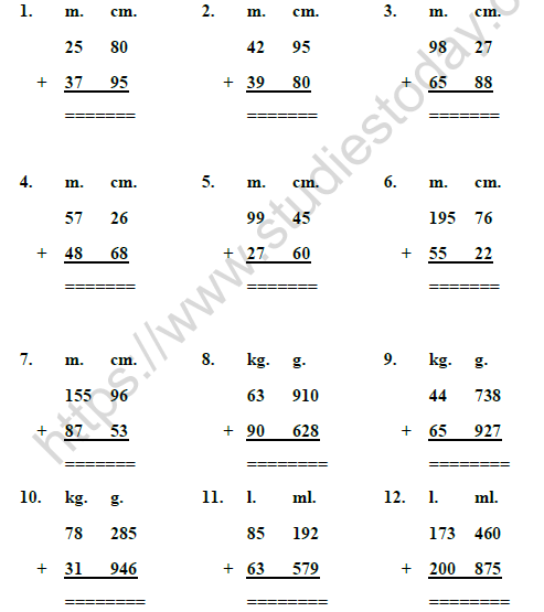 Cbse Class 3 Mathematics Who Is Heavier Measurements Mcqs Multiple